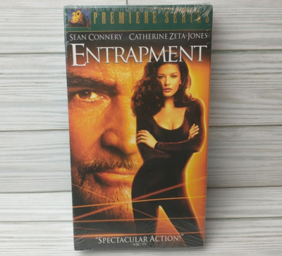 Entrapment VHS Sean Connery Catherine Zeta-Jones Action Movie NEW ...