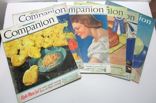 Lot 6 Vtg 1938 1939 Woman's Home Companion Magazines complete | eBay