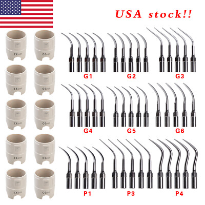 10PCS Dental Ultrasonic Scaler Tips Wrench Key Fit DTE/EMS Cavitron ...
