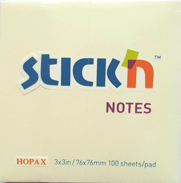 Stick'n Sticky Notes Memo Pad 12 X 100 Sheets/pad 76mmx76mm for sale ...
