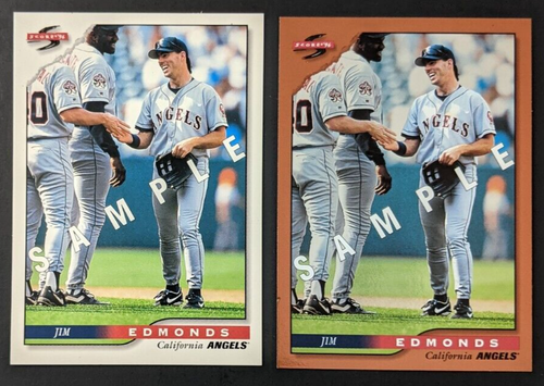 Jim Edmonds 1996 Score #4 Baseball Card MLB PROMO Sample Dugout ...
