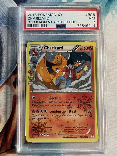 Charizard RC5 Pokemon XY Gen. Radiant Collection (2016) PSA 7 Pokemon ...