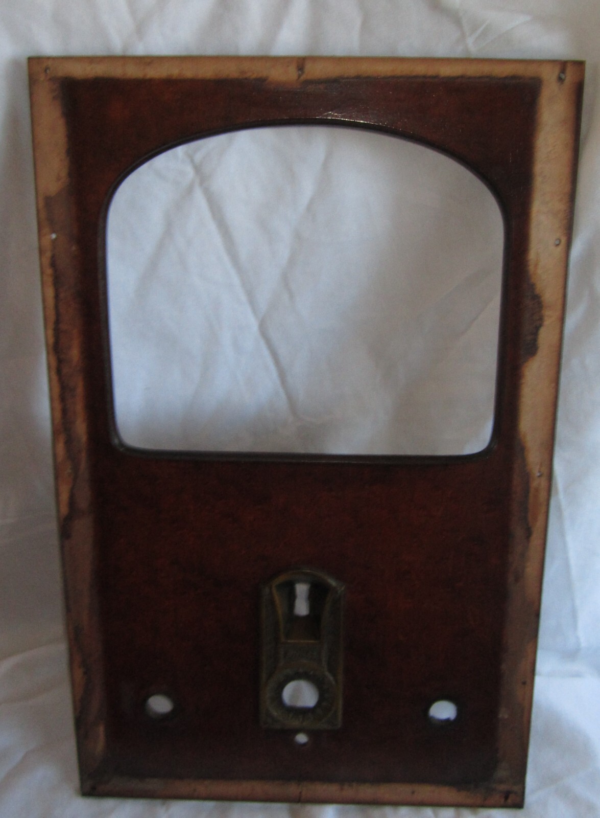 NICE Antique PHILCO 87 BRASS DIAL FACEPLATE & Original Cabinet Wood ...