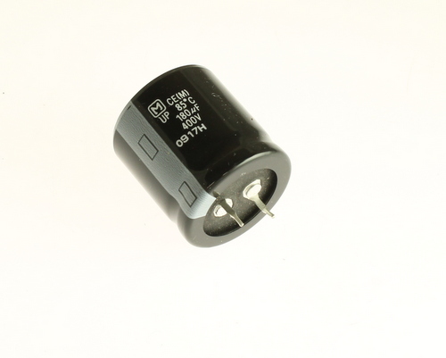 5x 180uF 400V Snap In Mount Electrolytic Capacitor Volts 180mfd 400VDC ...