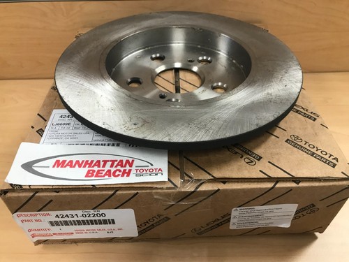 09-18 COROLLA 10-15 PRIUS OEM REAR Brake DISC ROTOR 42431-02200 | eBay