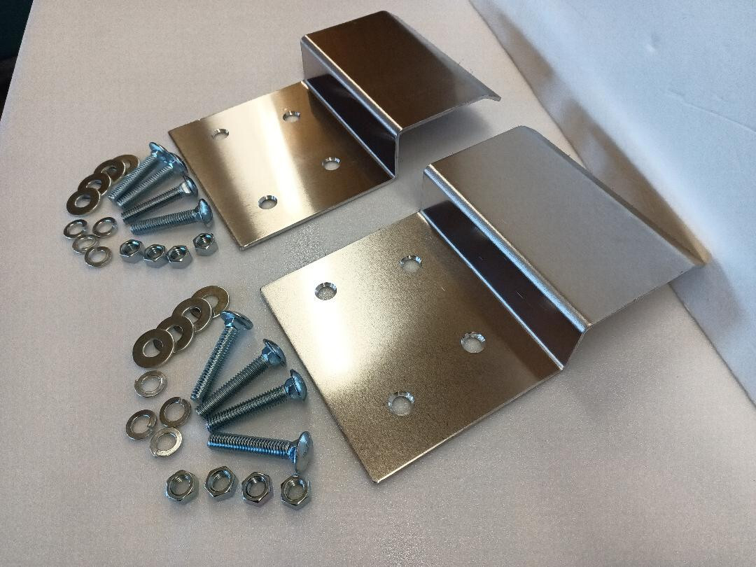 CodyCo Aluminum Loading Ramp End Plate Kit Tops Fits 2" x 8" Boards | eBay