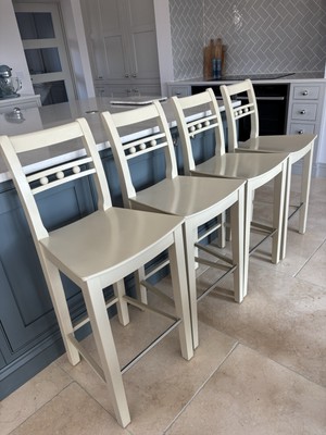 Neptune Suffolk High Back Painted Bar Stool | eBay UK