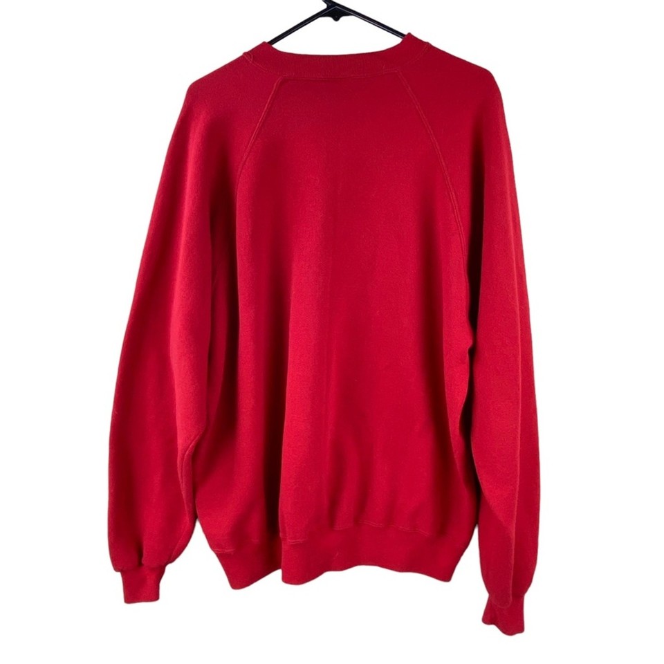 Vintage Cross Stitch Cats Sweatshirt Red Holiday Size 2X Christmas ...