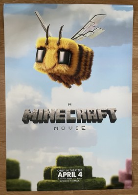 MINECRAFT THE MOVIE 2025 AMC Regal LTD Double-Sided promo POSTER (27x40 ...