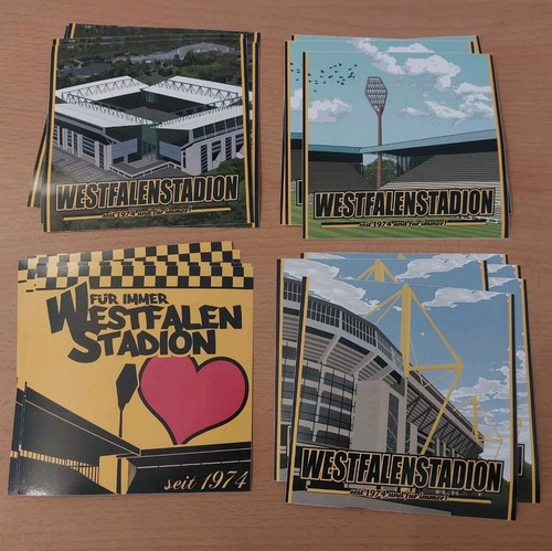 20 Aufkleber Sticker Fußball Ultras Fans BVB Borussia Dortmund ...