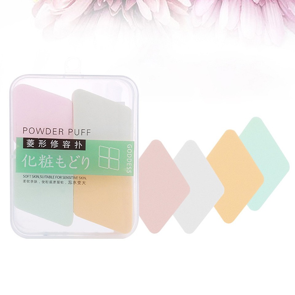 Foundation Sponge Fluffy Powder Puff Make up Sponges for Face Washable ...