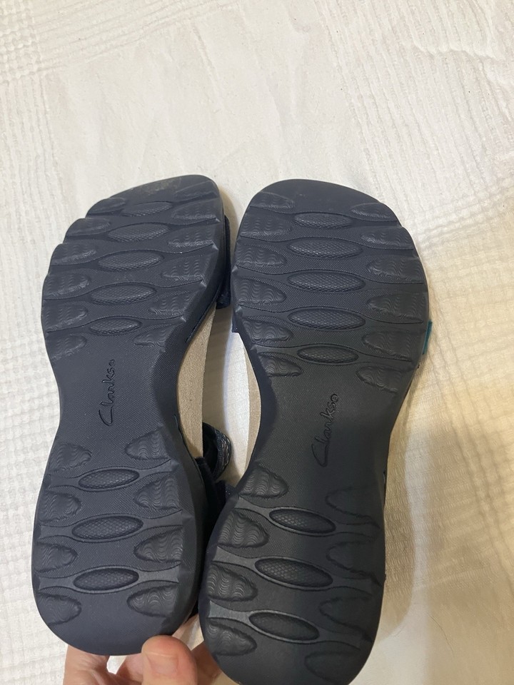 Clarks sports sandals women's size 7.5 blue aztec | eBay