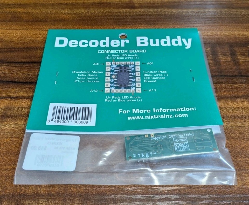 2pk NIX Trainz NTZ6 Decoder Buddy 1K Ohm V5B 12 Output Motherboard 21 ...