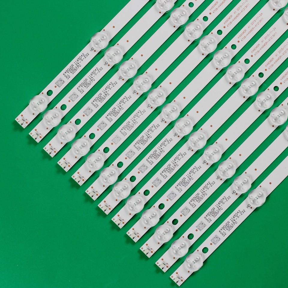 New set LED Strips Lamp Bars For Toshiba 49L621U 49L621 4708-K49WDR ...