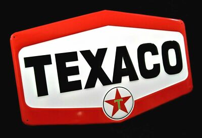 Large Vintage Style 23" Texaco Gas Station Signs Man Cave Garage Decor ...