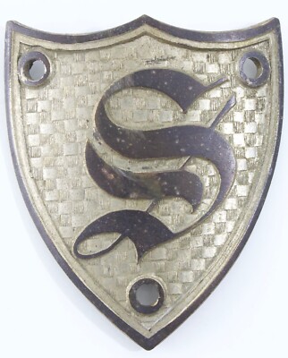 Letter S Metal Motometer Cap Shield 1920s-1930s Era 2” Metal | eBay
