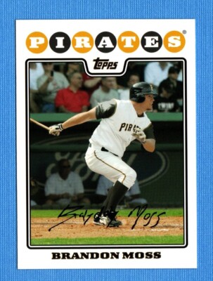 2008 Topps Update Gold Foil #UH302 Brandon Moss Pirates | eBay