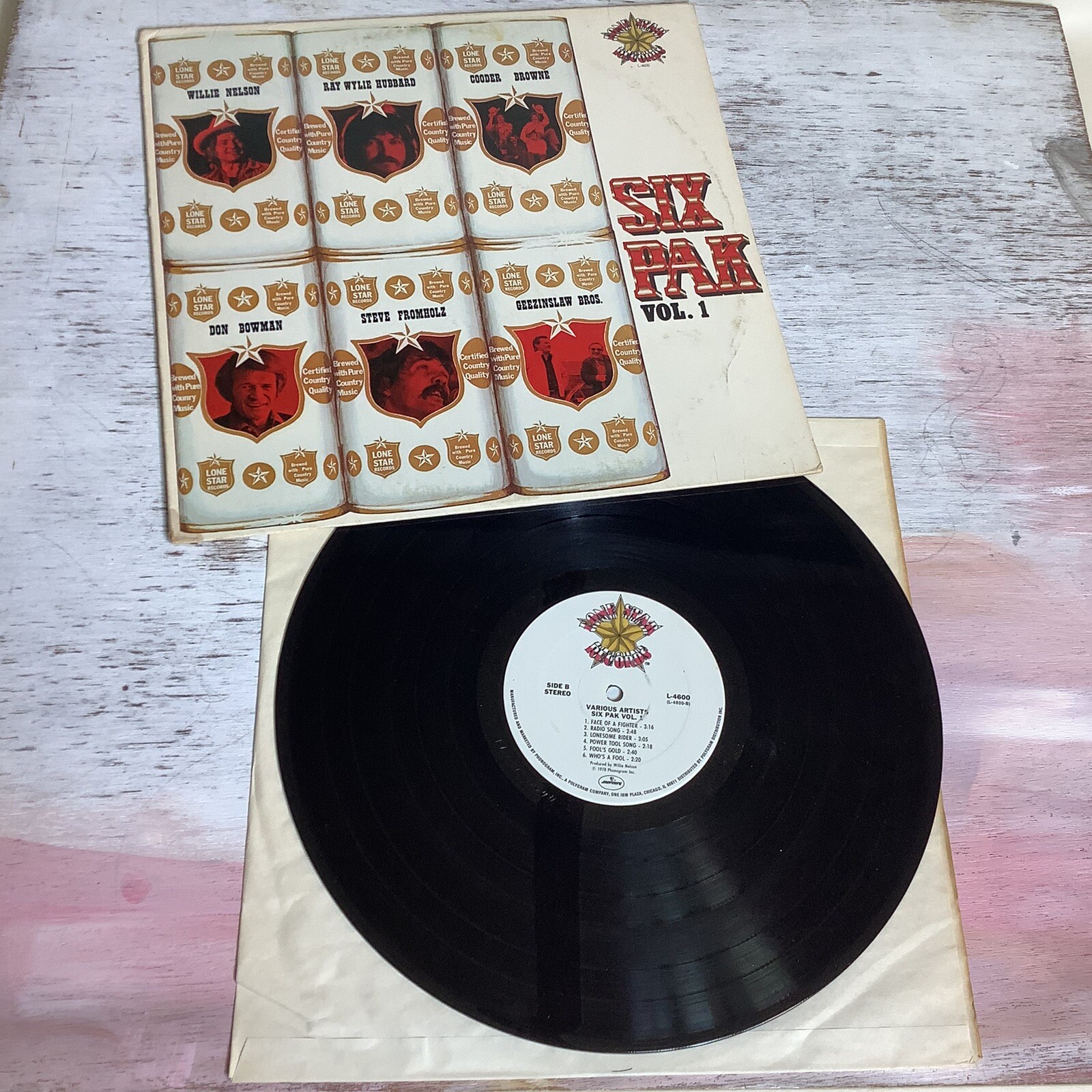 Willie Nelson Cooder Brown Six Pak Vol 1 Record Not For Sale Promo ...