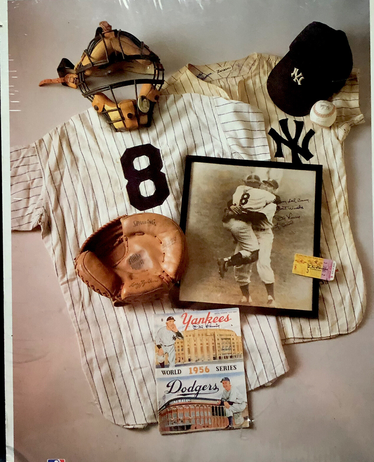 No. 7 The Perfect Game Larsen & Berra 1956 World Series Yankees-Dodgers ...