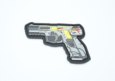 HECKLER & KOCH HK VP9/VP40 “CUTAWAY” RIFLE LOGO PATCH HOOK/LOOP BACKING PVC NEW | eBay