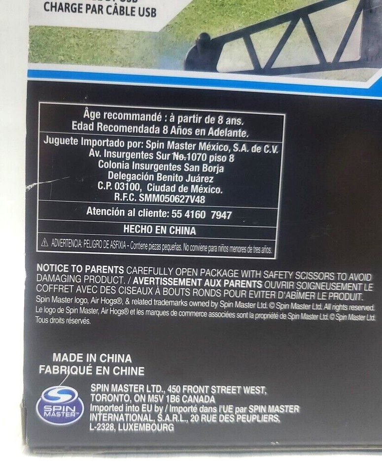 Air Hogs Sonic Rocket 200ft High Flying Motorized 3 Power Modes Spin ...