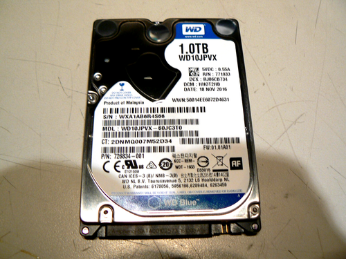 WD10JPVX Western Digital WD Blue 1TB SATA 2.5" 5400RPM Fully Tested ...