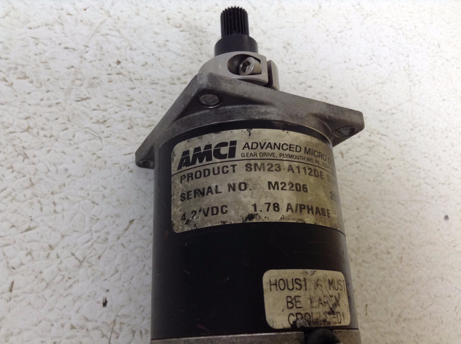 AMCI SM23-A112DE Advanced Micro Control Stepper Motor 200 Step/Rev ...