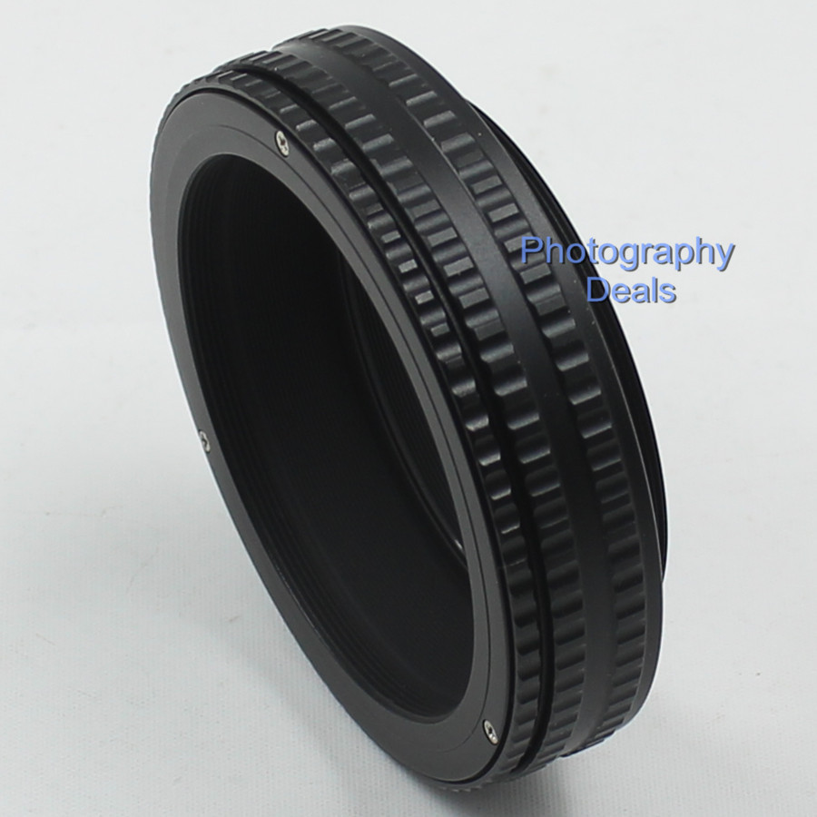 Brass M58 to M58 17mm-31mm Adjustable Focusing Helicoid Adapter ...