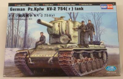 1/48 Trumpeter Armored Car German Pz.kpfw KV-2 754R Tank Plastic 84819 ...