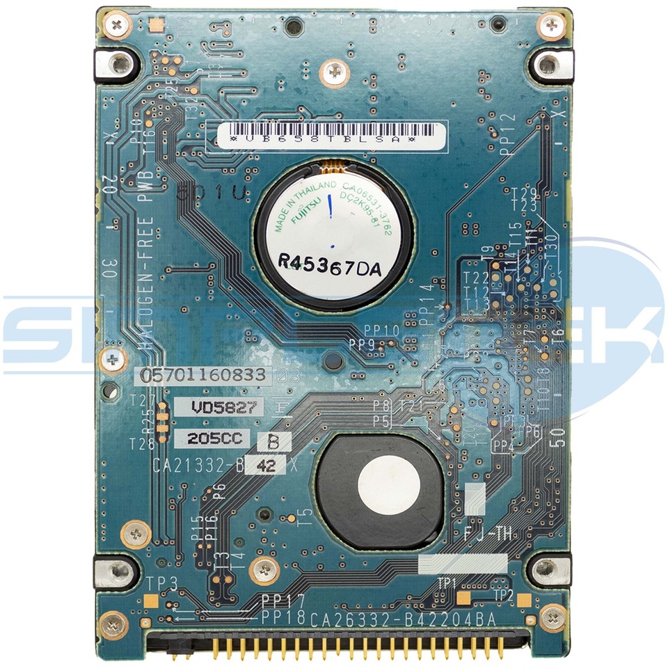 Hard Disk Hdd Disco Ide Pata 2.5" 40Gb Computer Portatile Pc Fujitsu ...