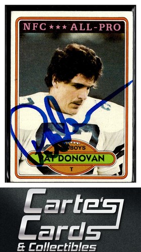 Pat Donovan 1980 Topps #470 Dallas Cowboys AP, RC TTM/IP Signed Auto | eBay