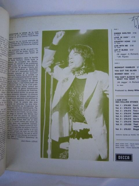 The Rolling Stones Let It Beed L'Age D'Or Vol 10 1969 | eBay Australia