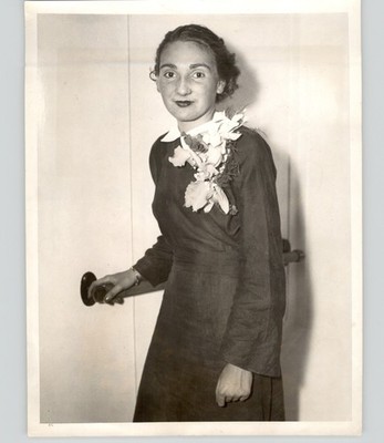 NEW YORK Fashion Designer & Editor NANCY WHITE Vintage 1935 Press Photo ...