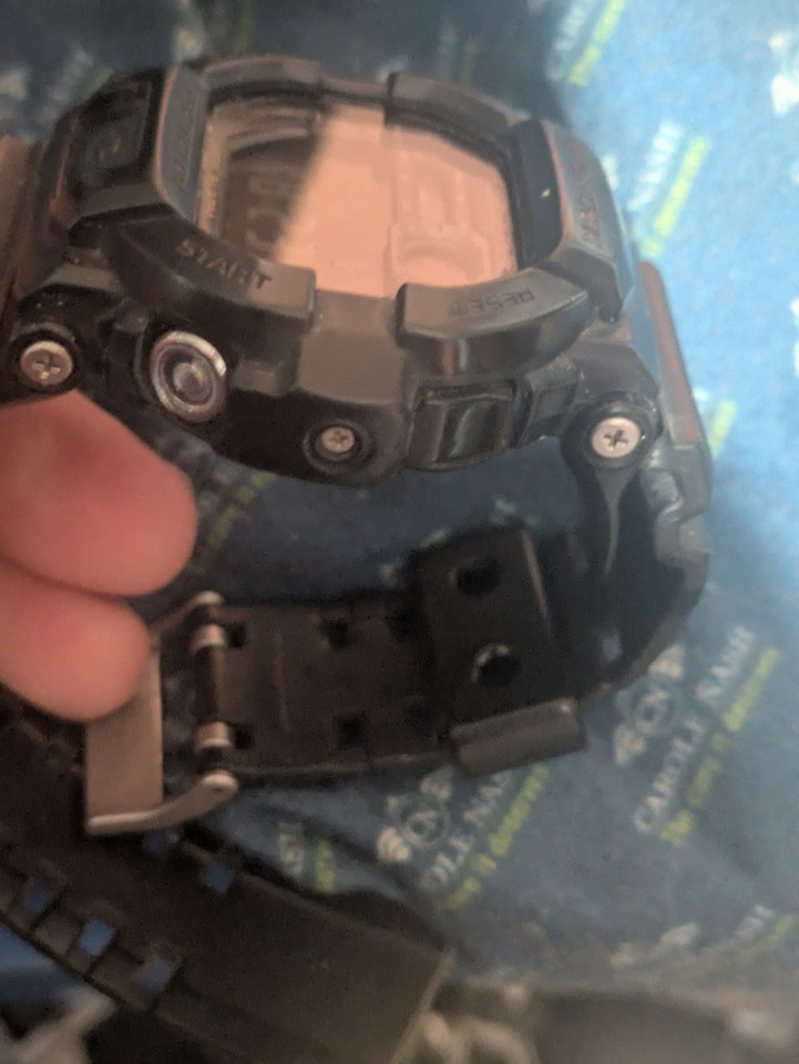 military style Casio Mens G-Shock World Time Black Watch. GD-350 good ...