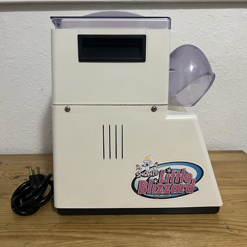 Little Snowie Snow Cone Shaved Ice Machine Only | eBay