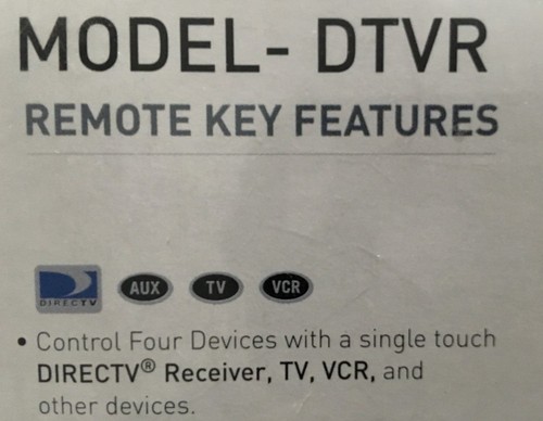 DTVR NEW ! TERK UNIVERSAL REMOTE Control 4 Devices | eBay