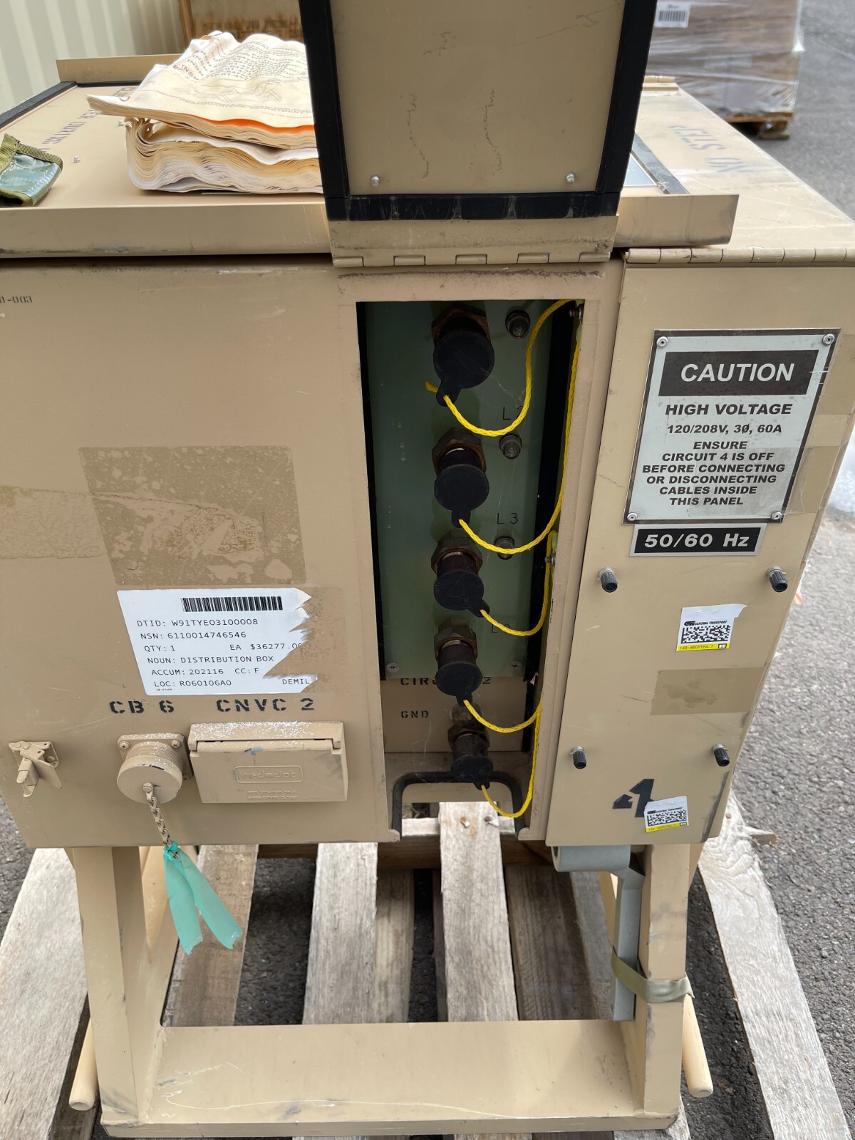 Power Distribution Box Panel 60kw Generator Military PP-8479(V)3/ASM ...