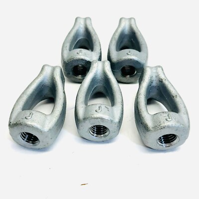 LOT OF 5 THIMBLE EYE NUTS 5/8" | eBay