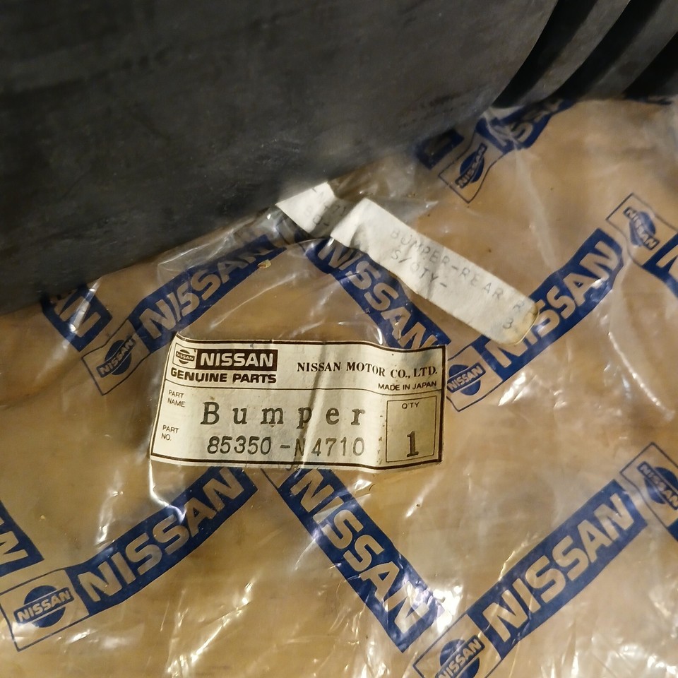 1977-1978 Nissan 280ZX Bumper Rear Passenger Accordion NOS OEM #85350 ...