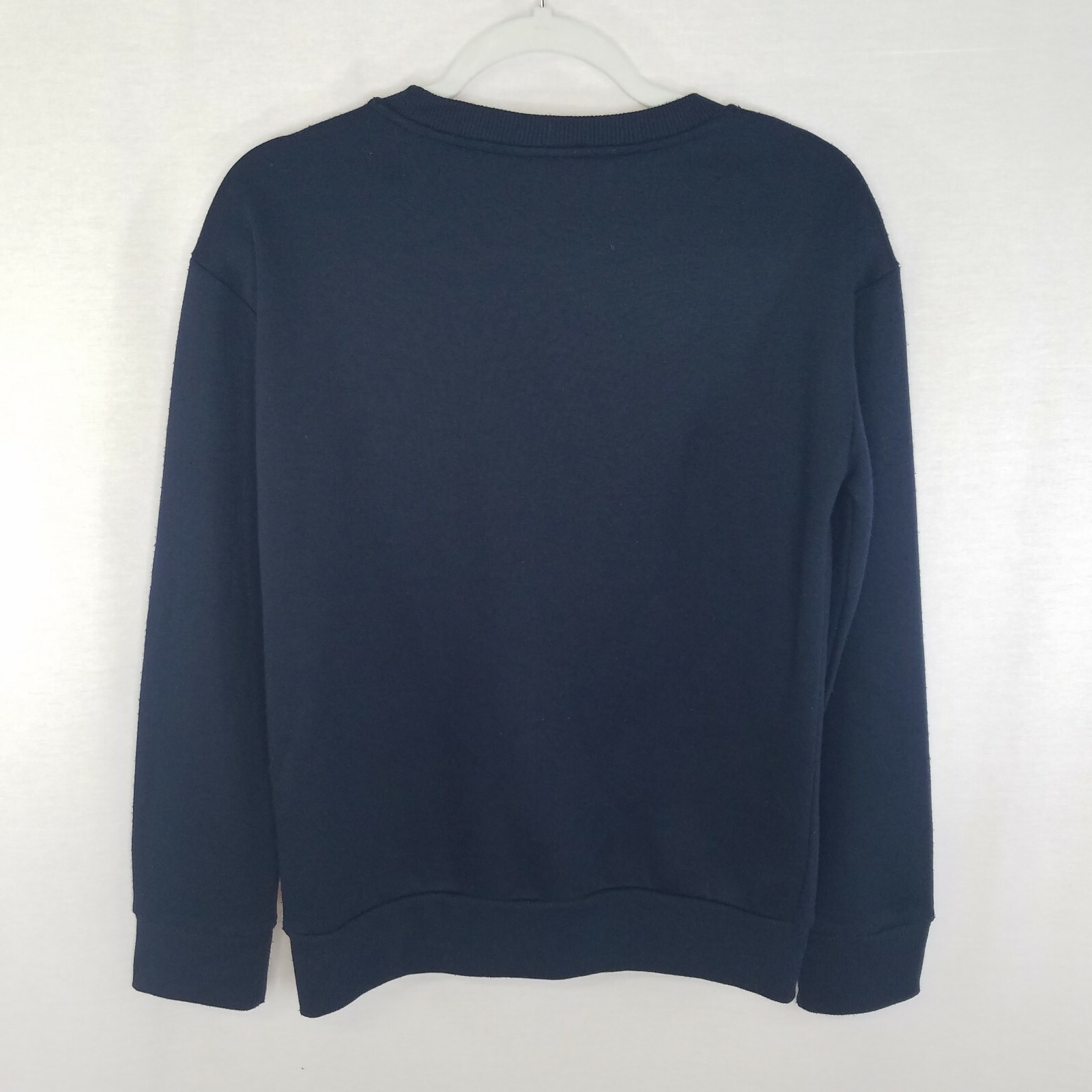 Topshop Women's Size 2 Sweatshirt Blue Glitter Star Crew Neck | eBay