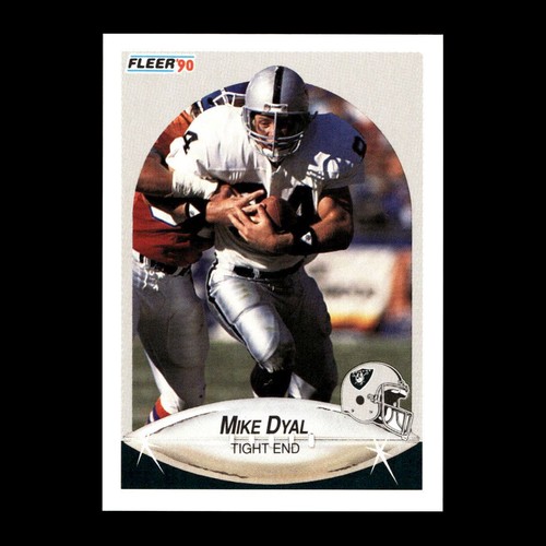 Mike Dyal 1990 Fleer Rookie Los Angeles Raiders #252 R325C 54 | eBay