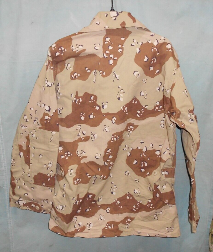 USGI 6 color Chocolate Chip Desert Camouflage Combat Coat ML 1986 Free ...