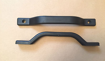 2 Plastic Grab Pull Handle 246mm Black Horseboxes Trailers Trucks ...