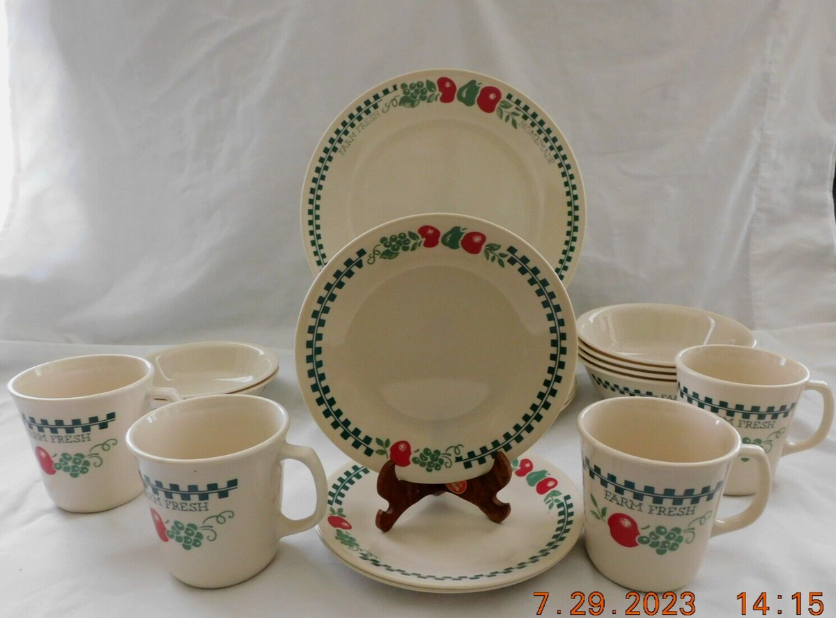 Corelle Dinnerware Set Corelle Farm Fresh Bread & Butter Plates - Set ...