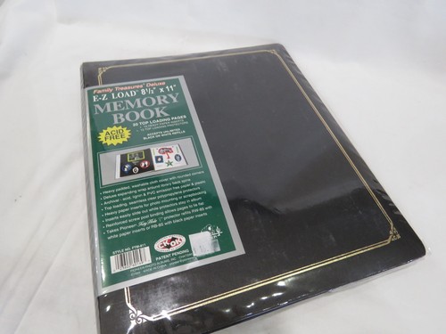 BLACK Pioneer E-Z Load 8 1/2" x 11" Memory Book | eBay