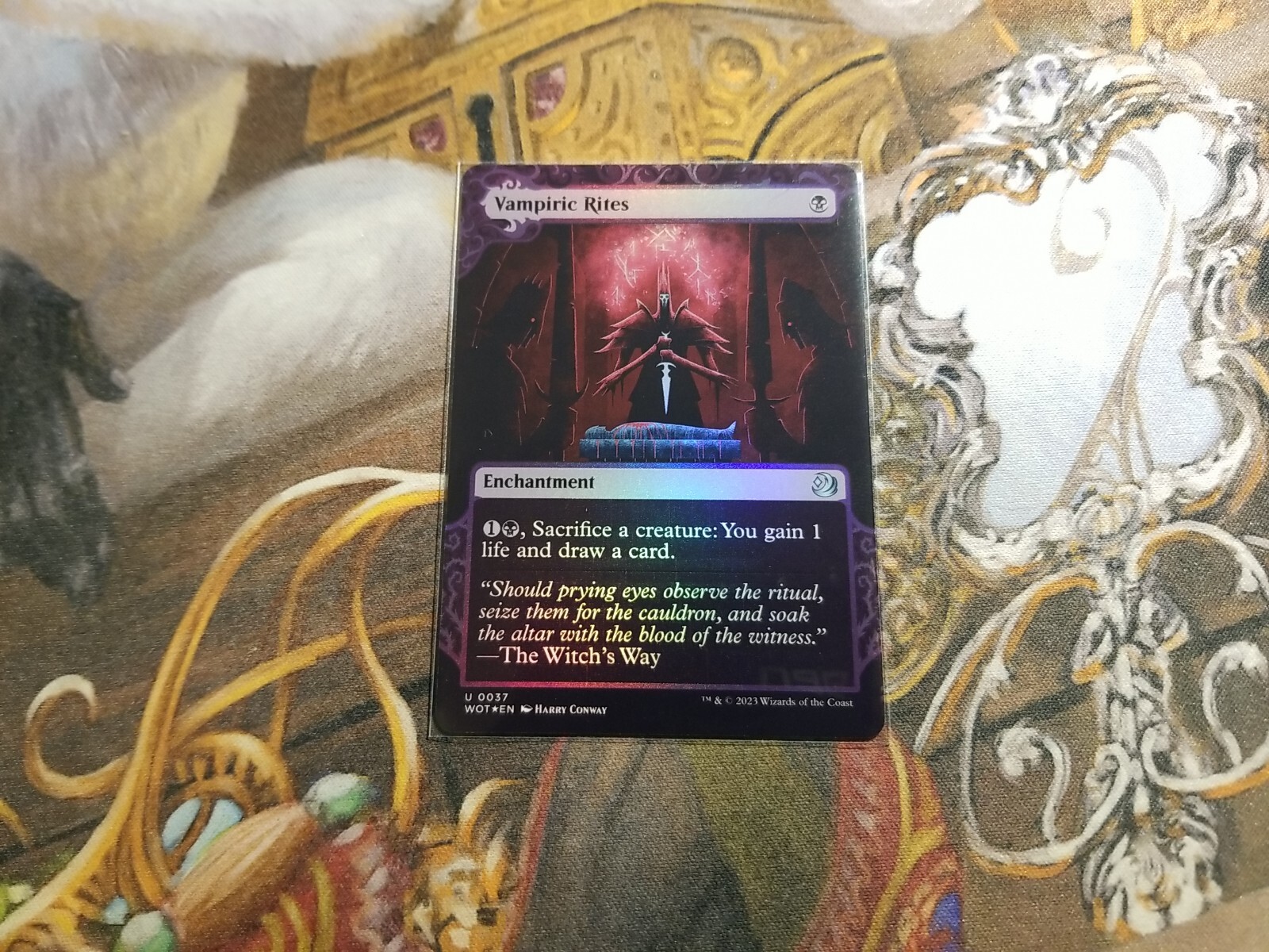 Vampiric Rites Foil MTG Wilds Of Eldraine - Pack Fresh - | eBay