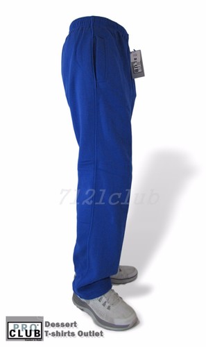 PRO CLUB Men's Sweatpants Fleece Jogger Pants Standard Fit Open Bottom ...