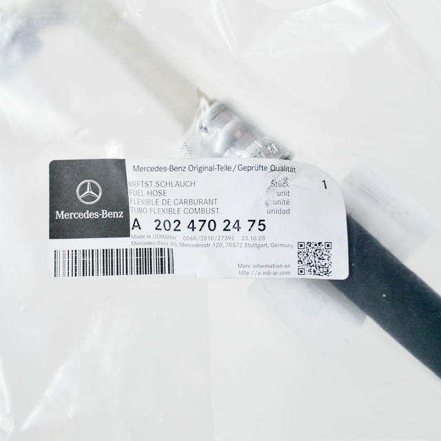 MERCEDES-BENZ C W202 FUEL TANK TO FUEL PUMP HOSE A2024702475 ORIGINAL ...