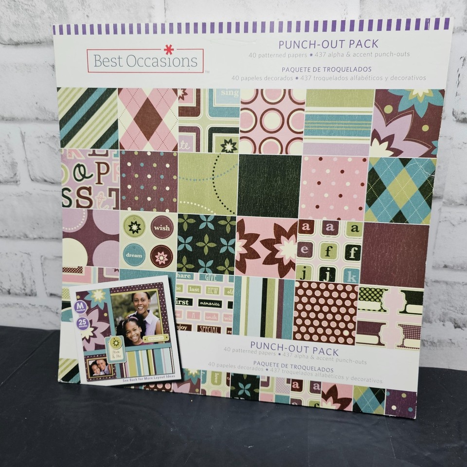 Pre-owned 12x12" Scrapbook Paper Pads & Cardstock Variety Brands | eBay