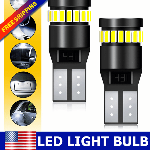 Canbus W5W T10 LED Lights For Ford Escape Mondeo Fiesta BMW E46 E60 E65 ...